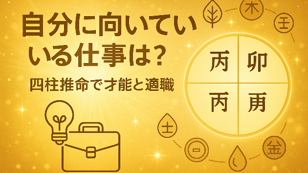 「自分に向いている仕事は？四柱推命で才能と適職を知る」｜光と影の間に｜coconalaブログ